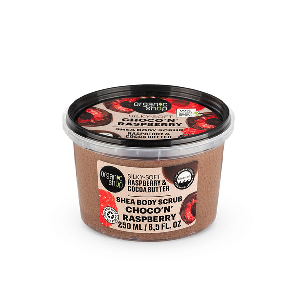 SILKY-SOFT CHOCO'N' RASPBERRY SHEA BODY SCRUB – Halsa