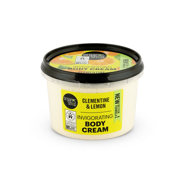 Invigorating Body Cream Clementine and Lemon (250ml) – Halsa