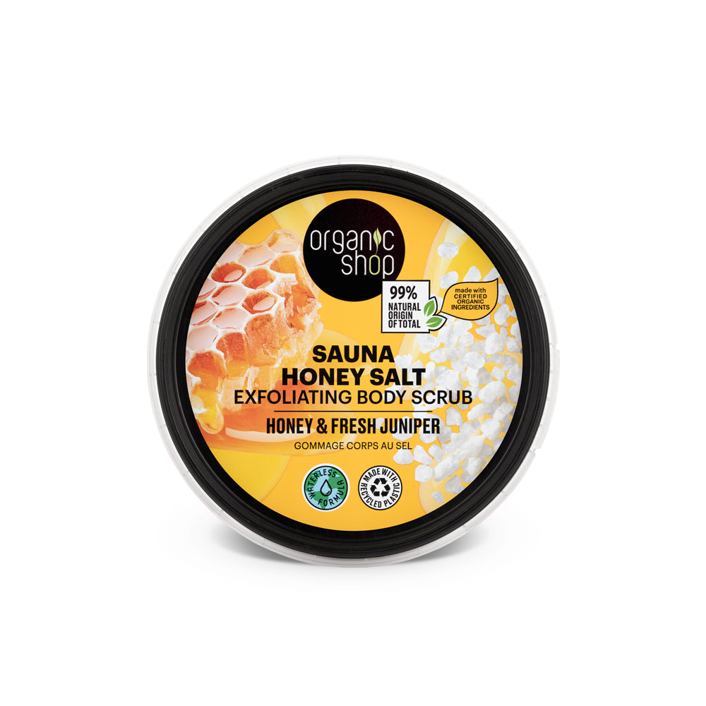 SAUNA HONEY SALT EXFOLIATING BODY SCRUB - Halsa
