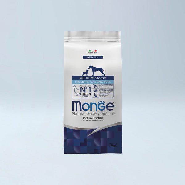 MONGE - Medium Starter 1.5 kg Pulë – Halsa