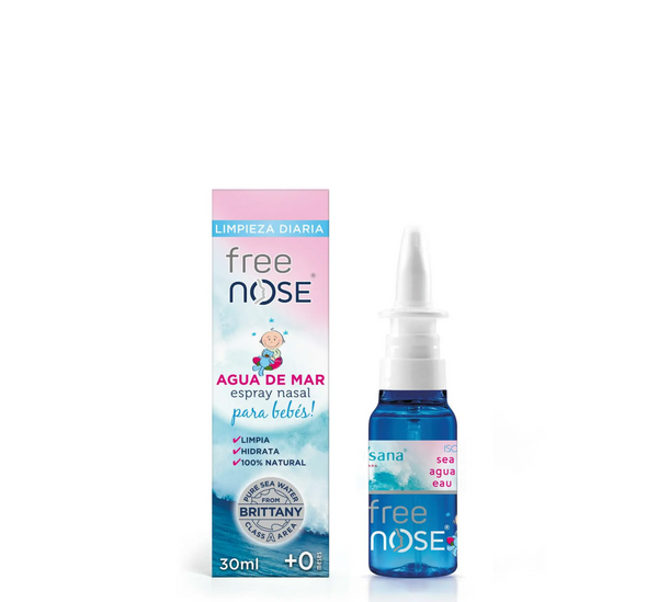 Free Nose® Pediatric Sea Water Nasal Spray *30ml – Halsa