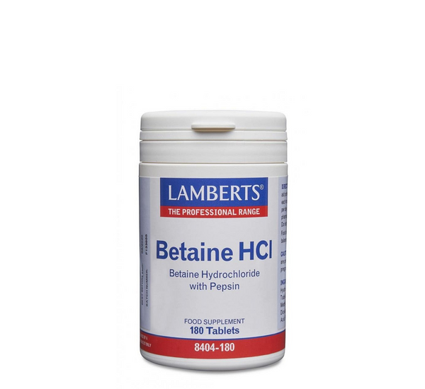 Lamberts Betaine Hcl 324Mg/Pepsin 5Mg *180tab – Halsa