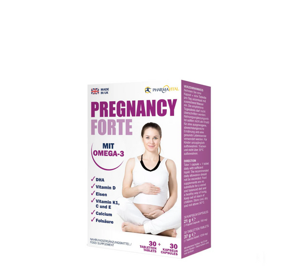 Pregnancy Forte with Omega-3 (30tab + 30caps) – Halsa