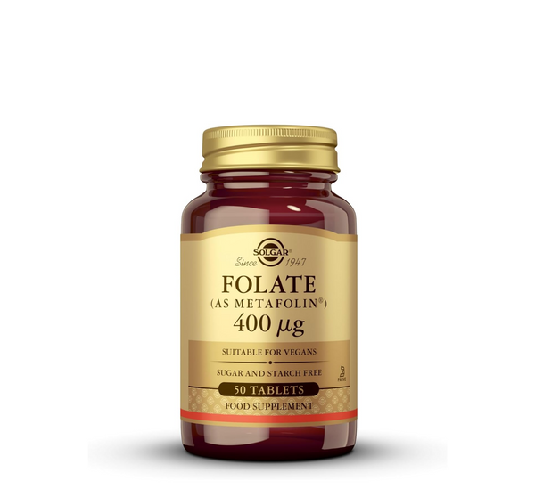 Solgar Folate 400 mcg *50tab – Halsa