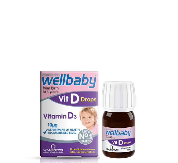 Vitabiotics - Wellbaby Vitamin D Drops 400 IU – Halsa