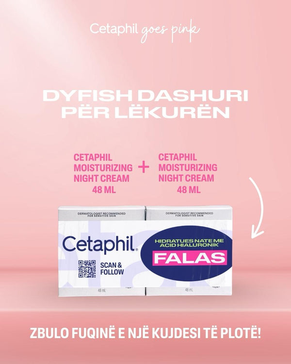 Cetaphil Set Moisturizing Night Cream *48ml - Duo Pack (1+1 Falas) – Halsa